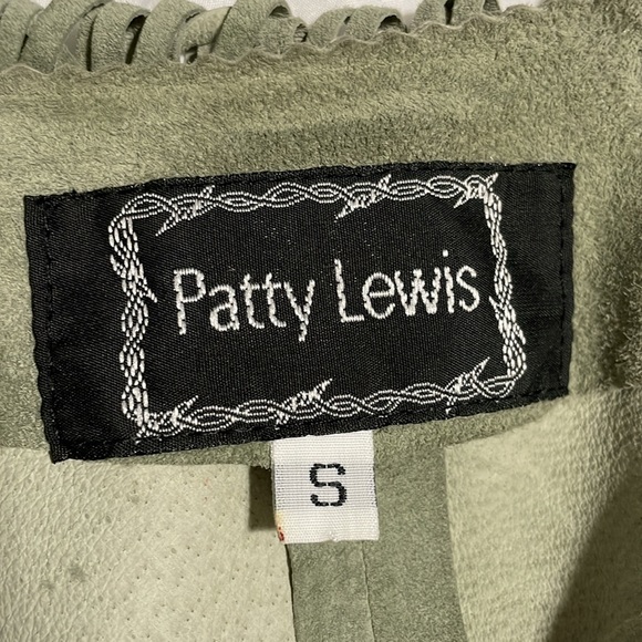 patty lewis | Jackets & Coats | Patty Lewis Western Suede Hand Painted ...